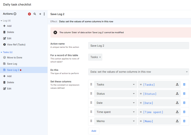 Appsheetで作る、毎日のやることチェックリスト/ Daily to-do checklist created with Appsheet ...