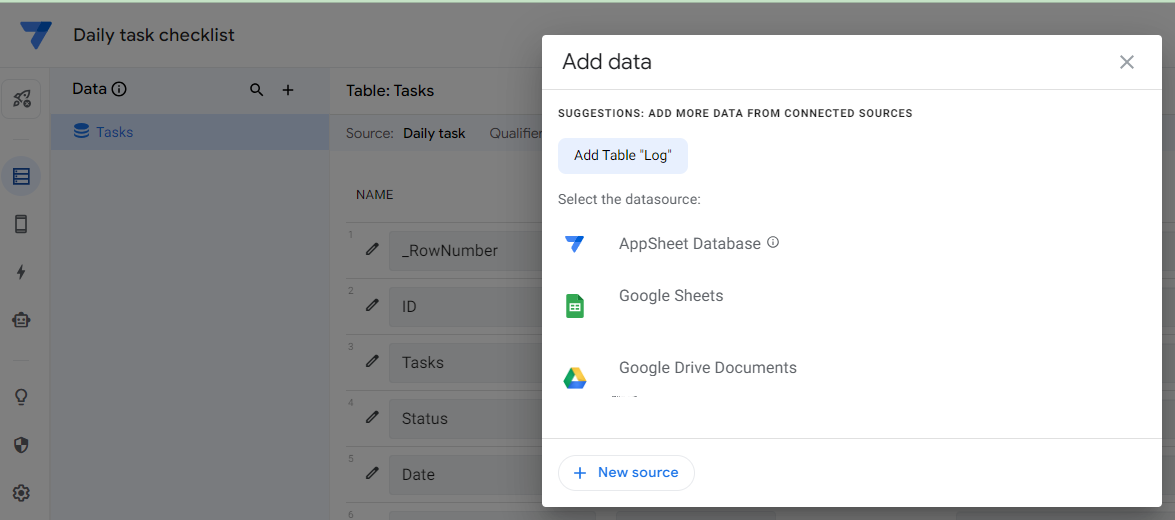 Appsheetで作る、毎日のやることチェックリスト/ Daily to-do checklist created with Appsheet ...